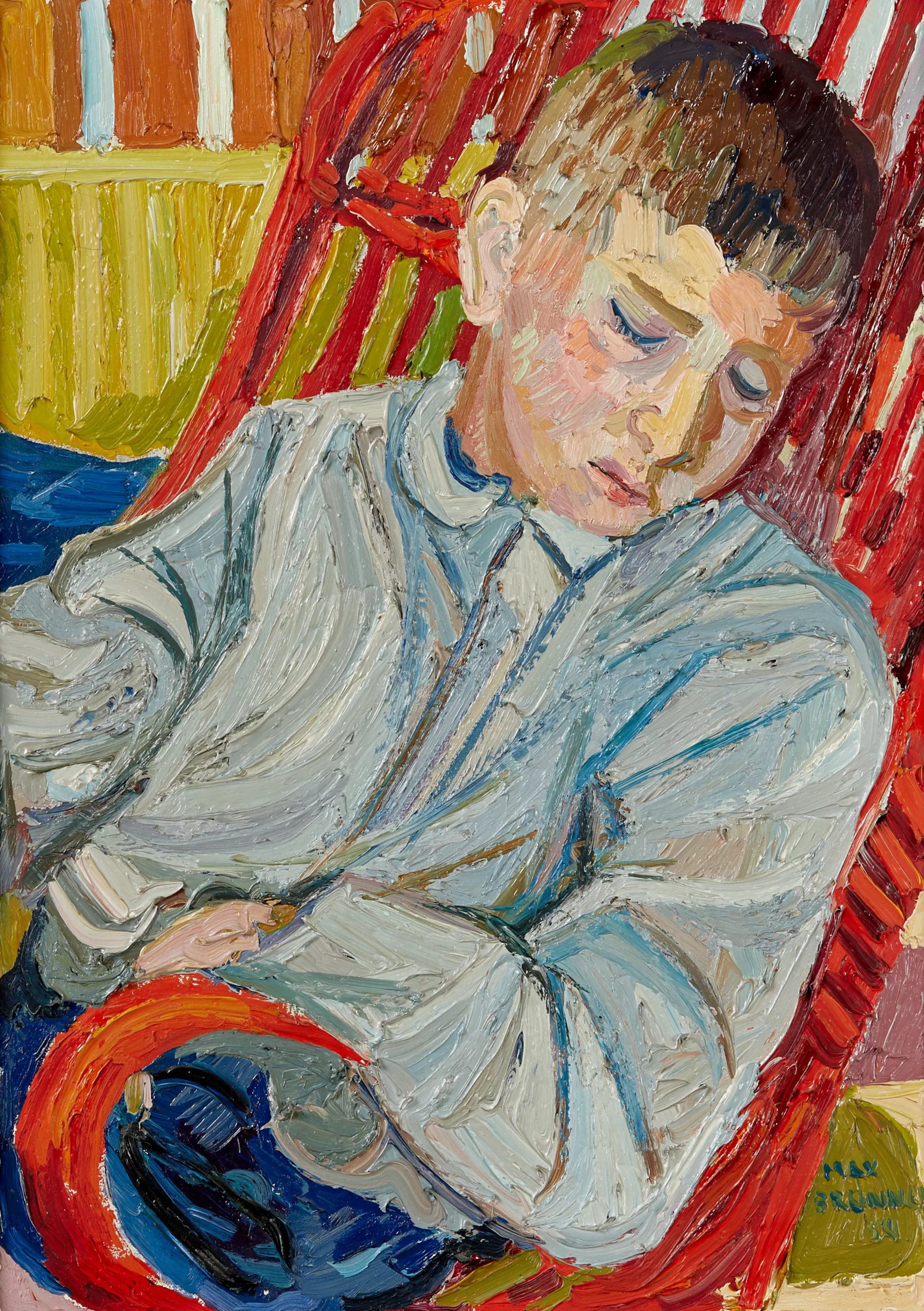 Knabe im roten Stuhl - Kunstmuseum Solothurn