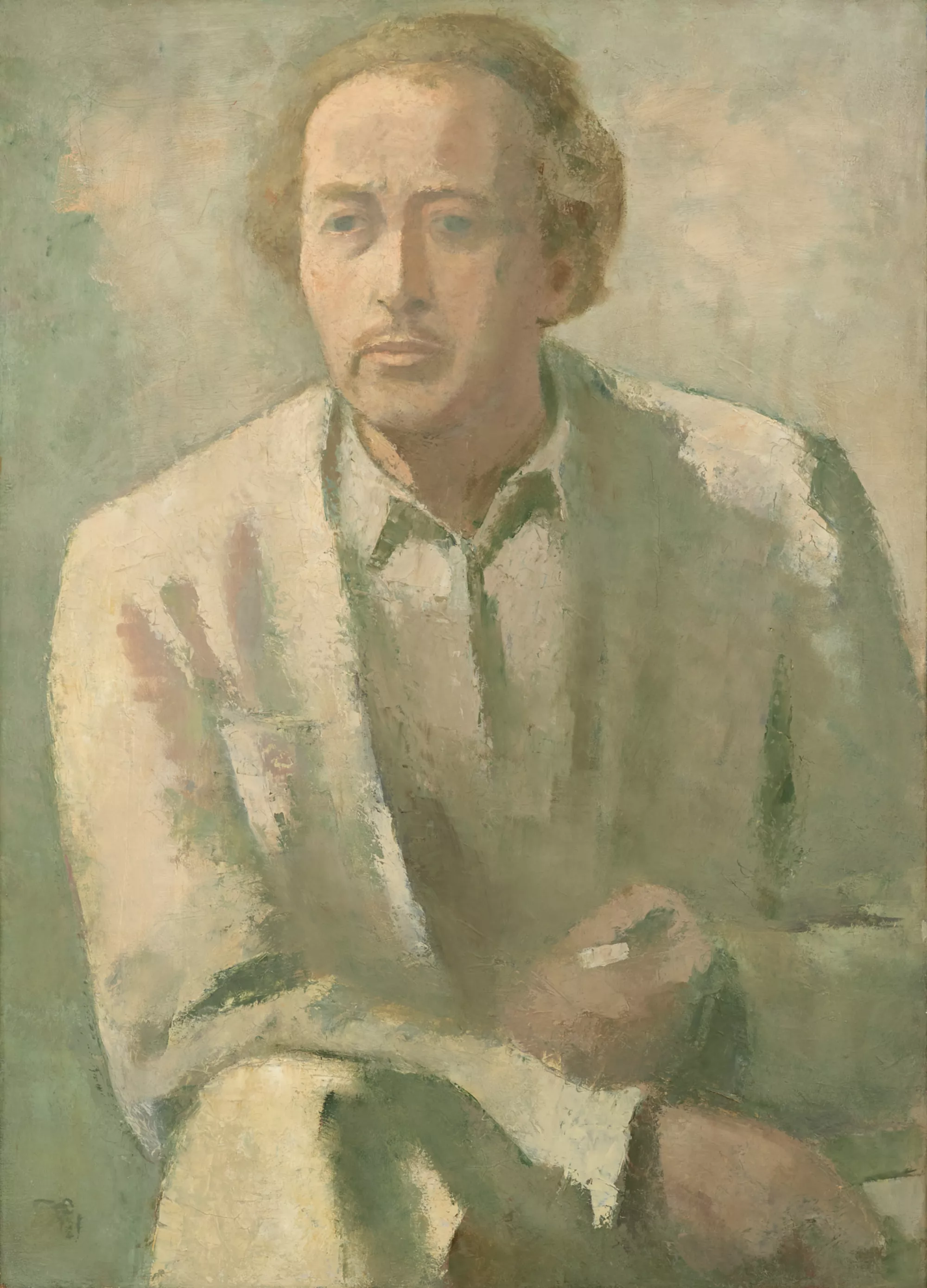 Selbstbildnis im Malerkittel - Kunstmuseum Solothurn